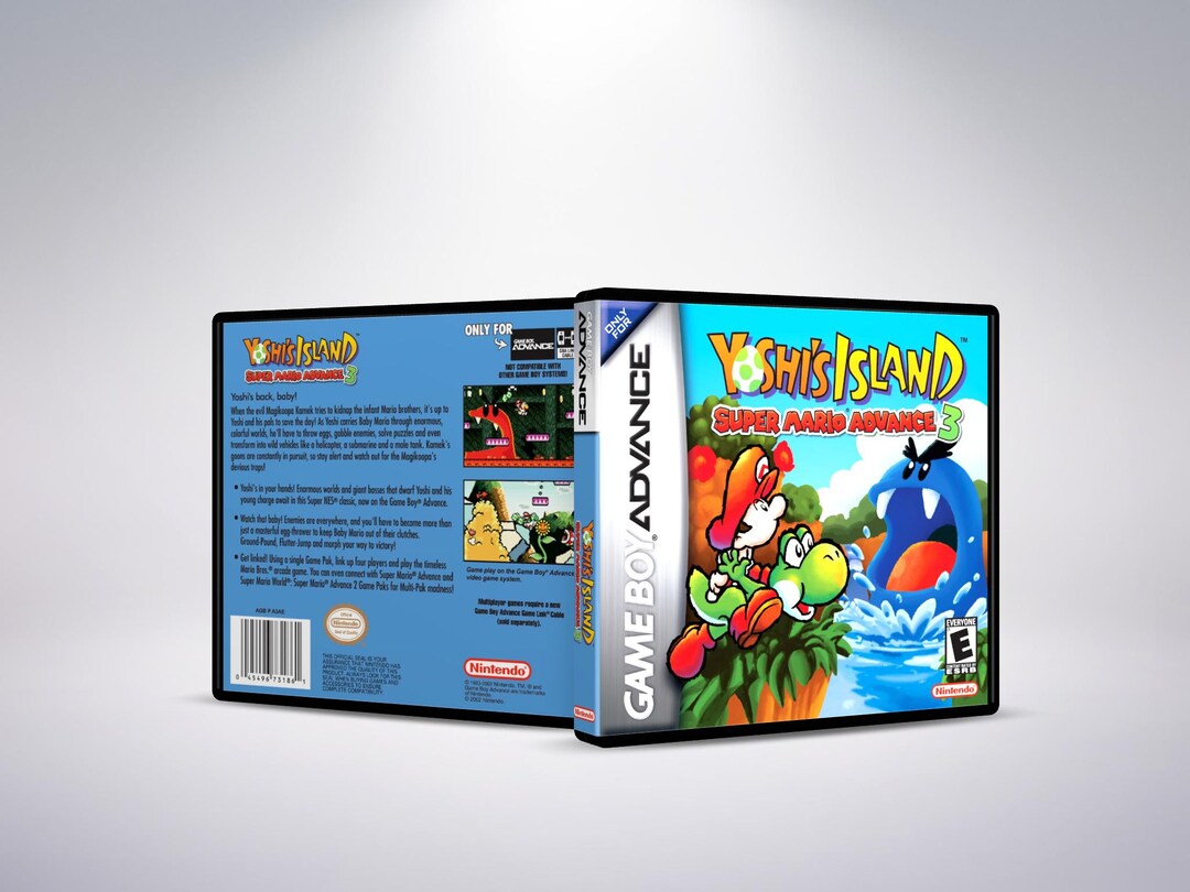 Custom Case - Super Mario Advance 3 - No Game - No Manual - Gameboy ...