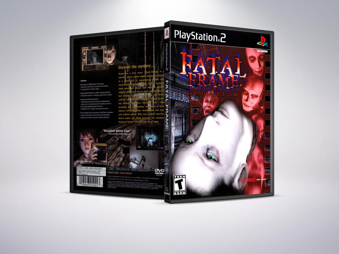 Custom PS2 Case - Fatal Frame - No Disc - No Manual - Custom Game Case ...
