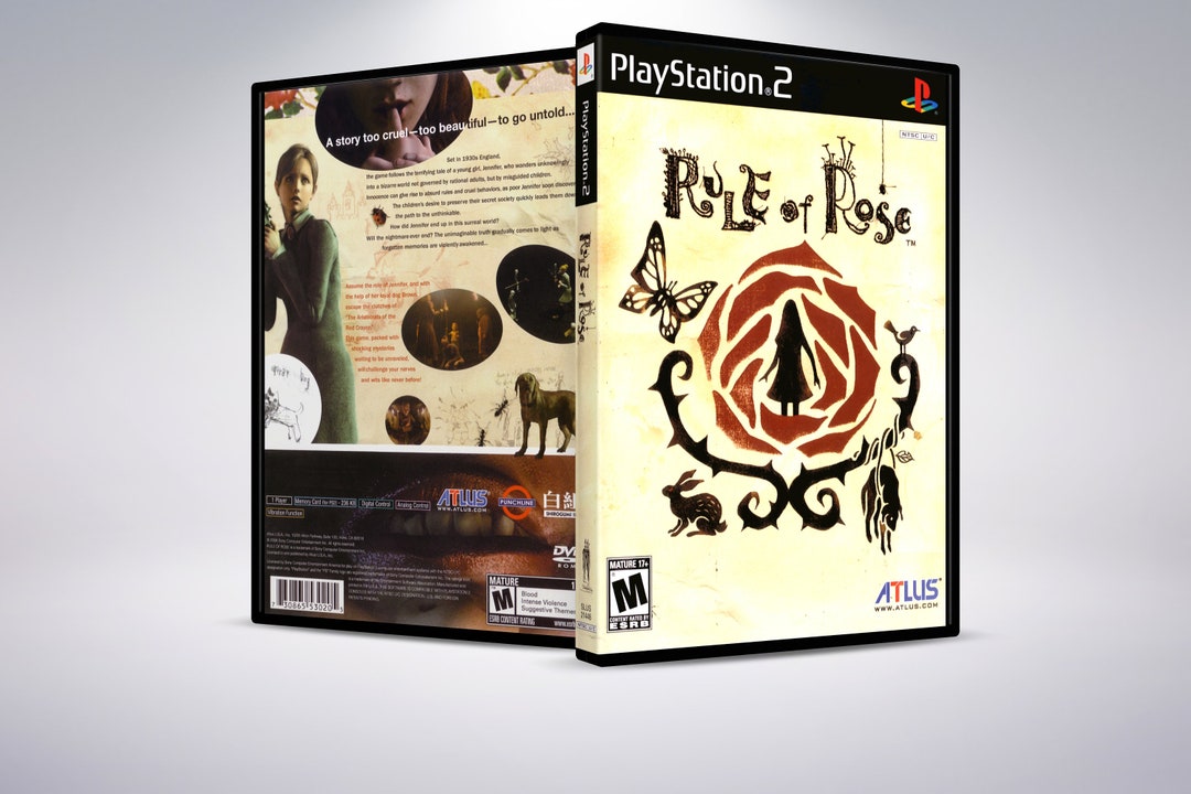 Custom PS2 Case Rule of Rose No Disc No Manual Custom Game Case ...