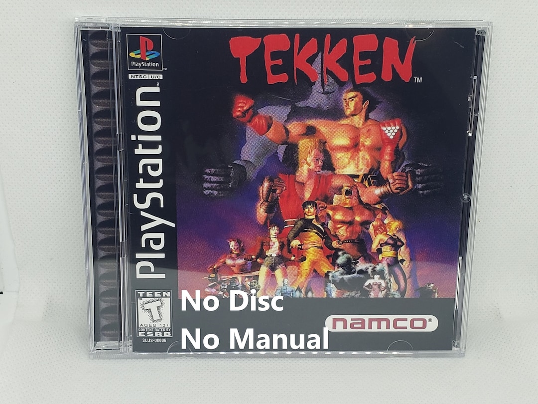 Tekken Reproduction Case - No Disc - No Manual - PS1 - Sony Playstation 1 - Custom Game Case - Etsy