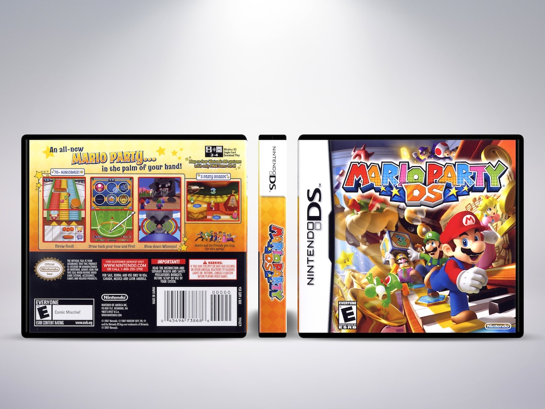 Custom Case - Mario Party DS - No Game - No Manual - NDS - NDS Case ...