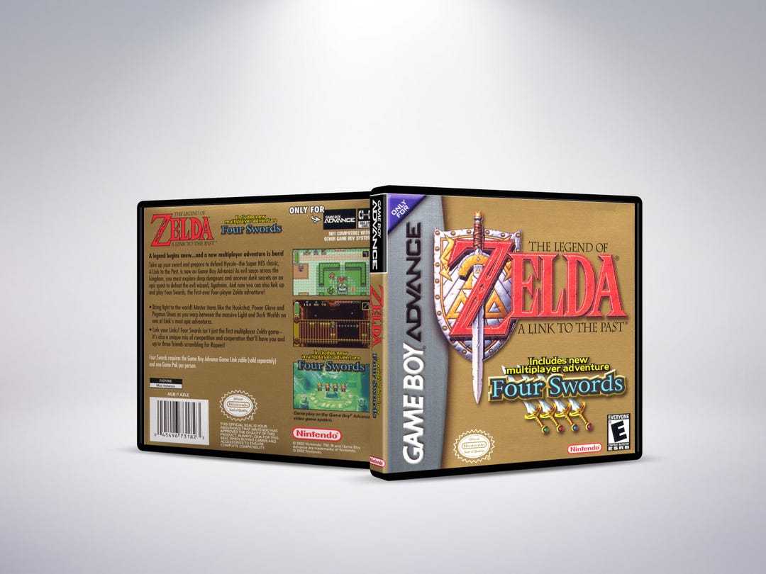Custom Case - Legend of Zelda A Link to the Past - No Game - No Manual ...