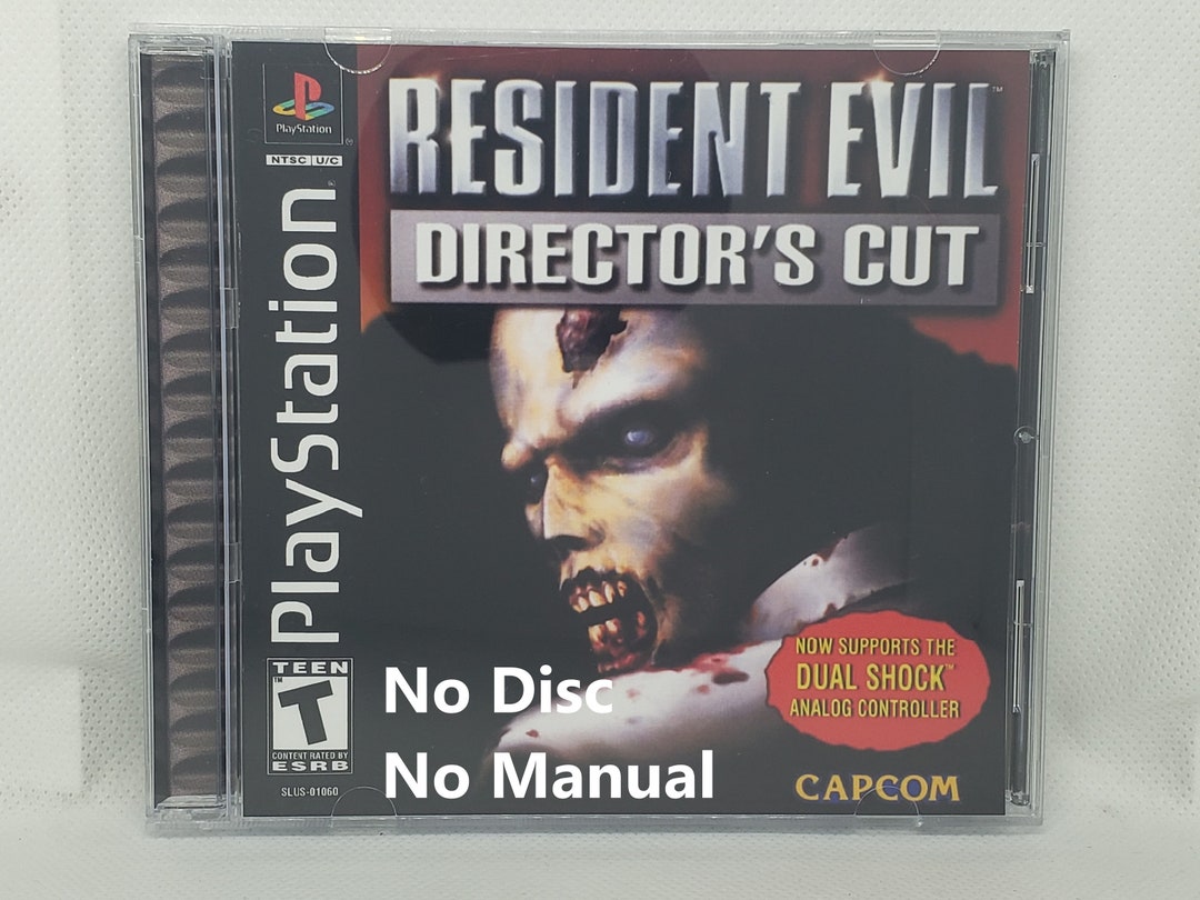 Resident Evil Director's Cut Reproduction Case - No Disc - No Manual ...