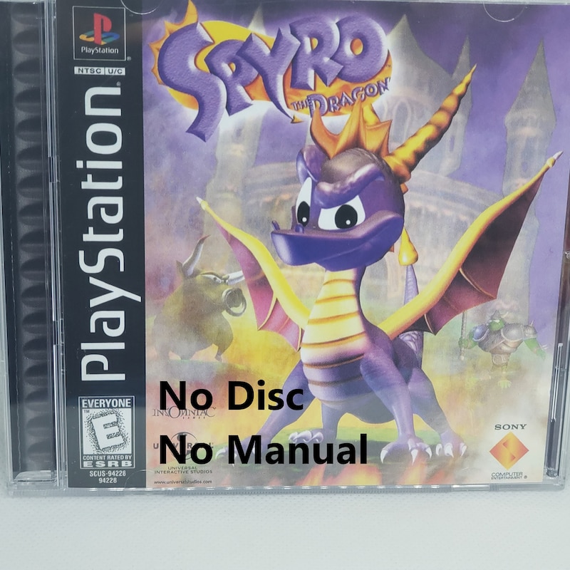 Ps1 Spyro Game - Etsy