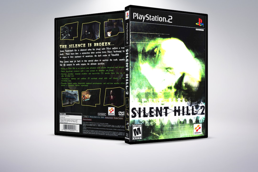 Custom PS2 Case - Silent Hill 2 - No Disc - No Manual - Custom Game ...