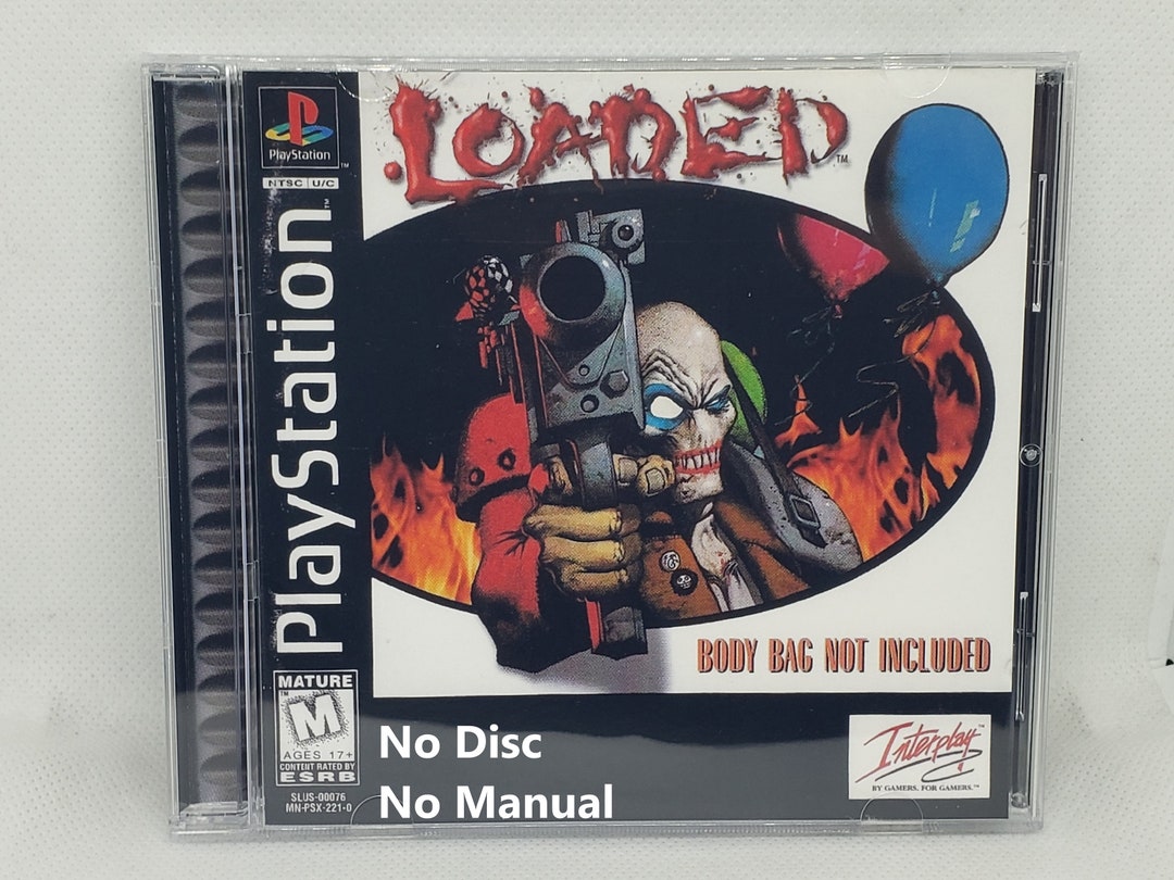 Loaded Reproduction Case - No Disc - No Manual - PS1 - Sony Playstation ...
