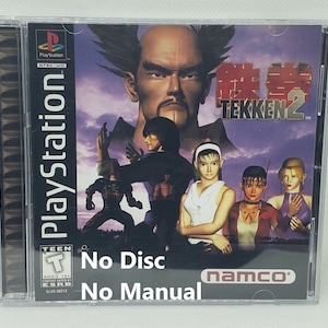 Tekken 2 Reproduction Case - No Disc - No Manual - PS1 - Sony ...
