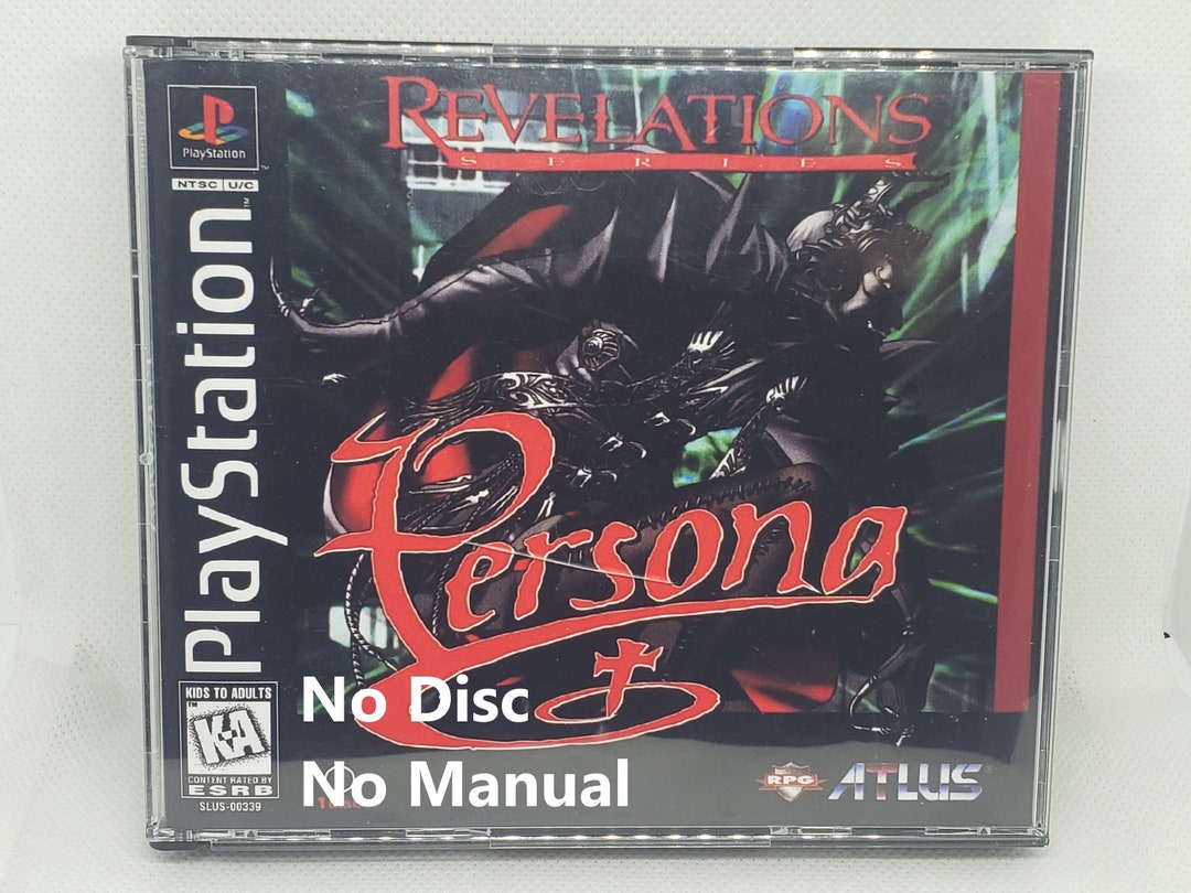 Persona Revelations Reproduction Case - No Disc - No Manual - PS1 ...
