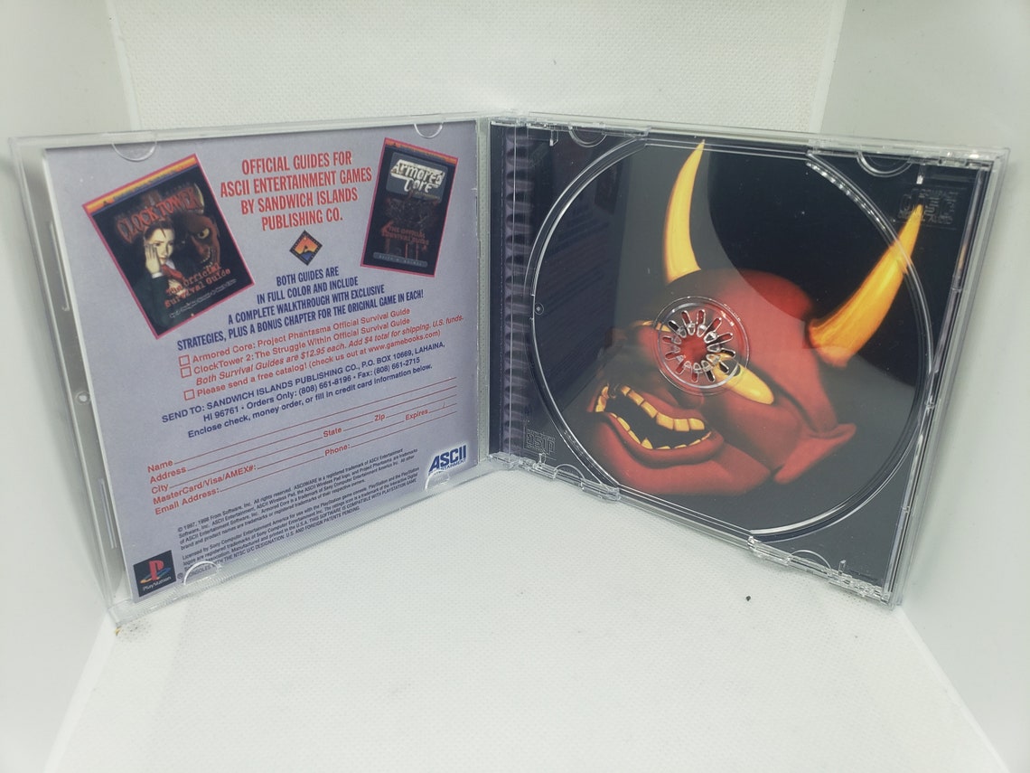 Clock Tower II Reproduction Case - No Disc - No Manual - PS1 - Sony ...