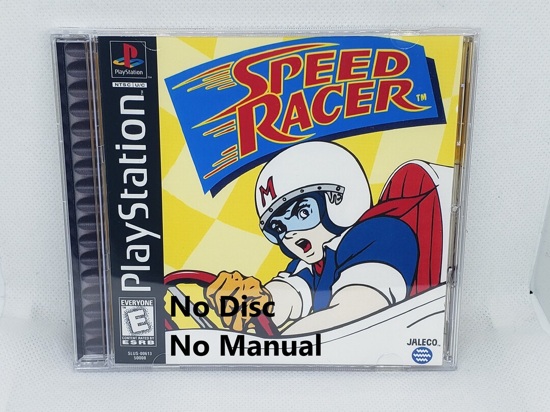 Speed Racer Reproduction Case - No Disc - No Manual - PS1 - Sony ...