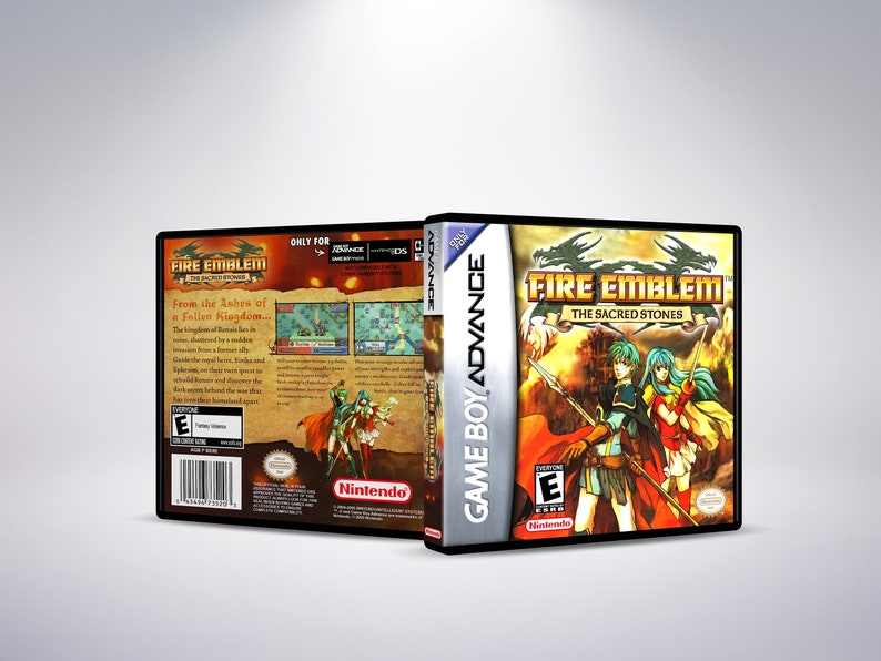 Custom Case - Fire Emblem the Sacred Stones - No Game - No Manual ...