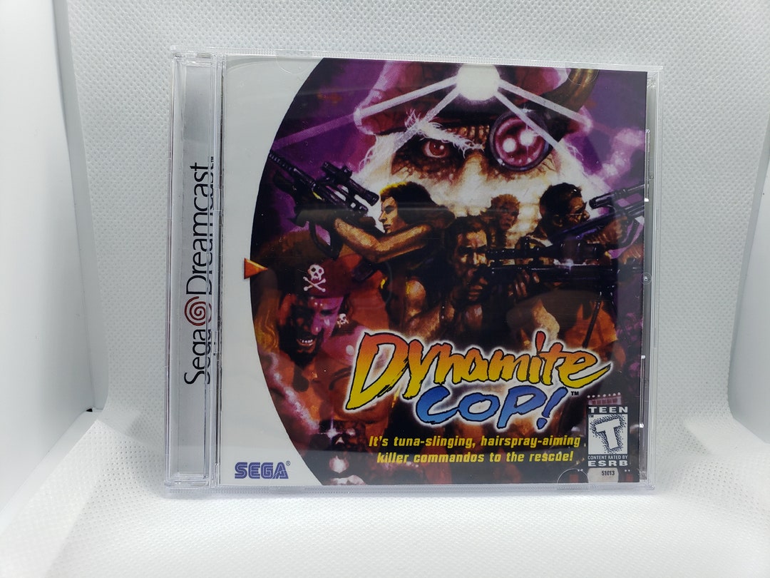 Dynamite Cop Reproduction Case - No Disc - No Manual - Sega Dreamcast ...
