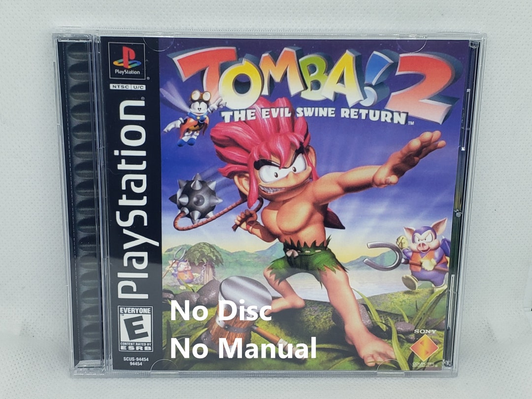 Tomba! 2 Reproduction Case - No Disc - No Manual - PS1 - Sony ...