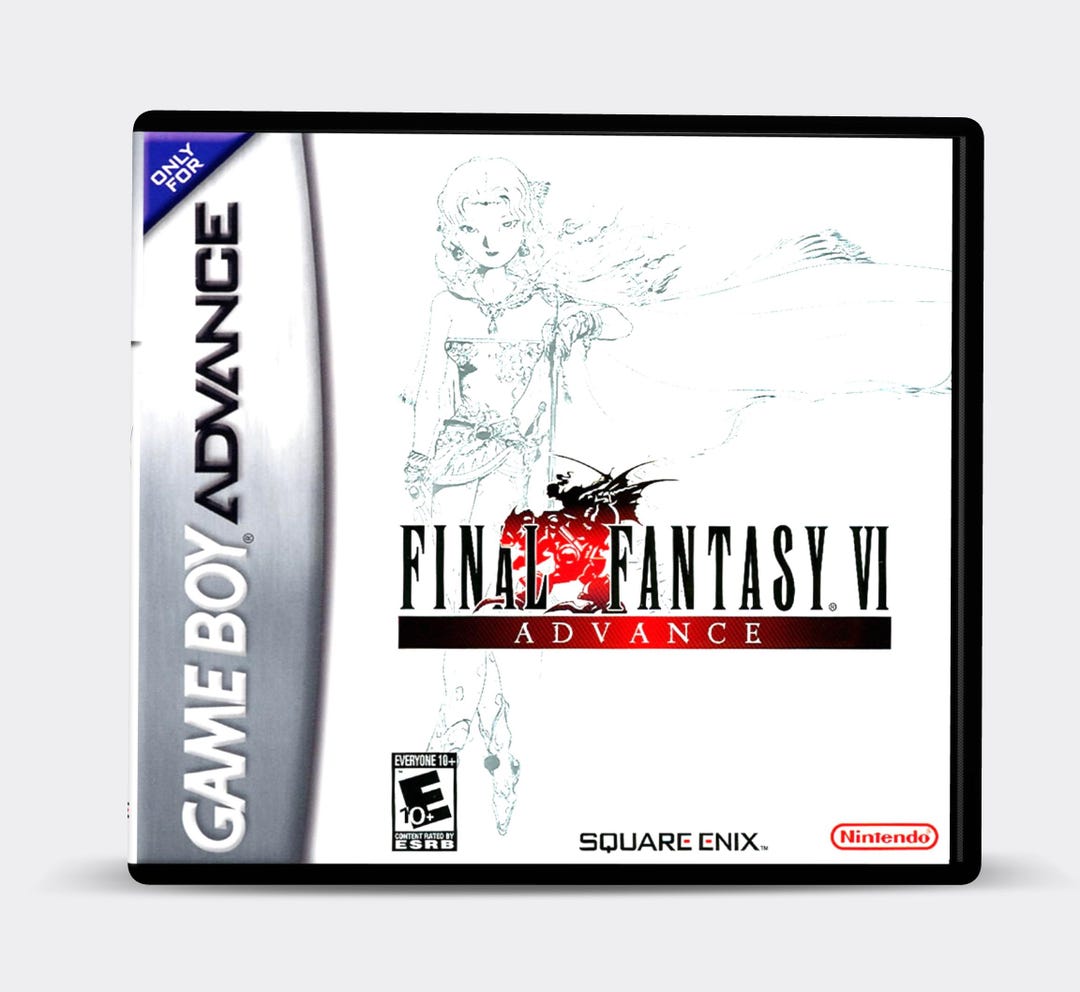 Custom Case - Final Fantasy VI - No Game - No Manual - Gameboy Advance ...