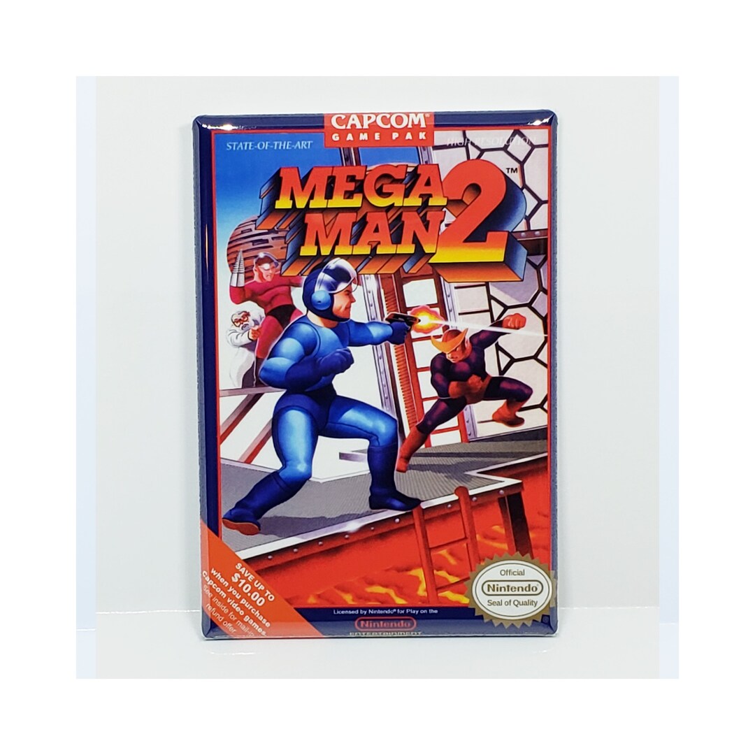 2x3 Fridge Magnet Mega Man 2 NES Box Cover Magnet Custom Magnet - Etsy