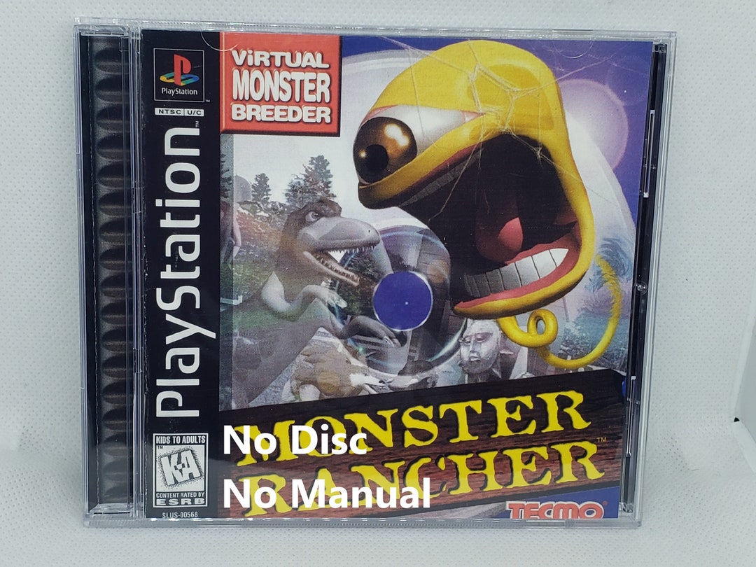 Monster Rancher Reproduction Case - No Disc - No Manual - PS1 - Sony ...