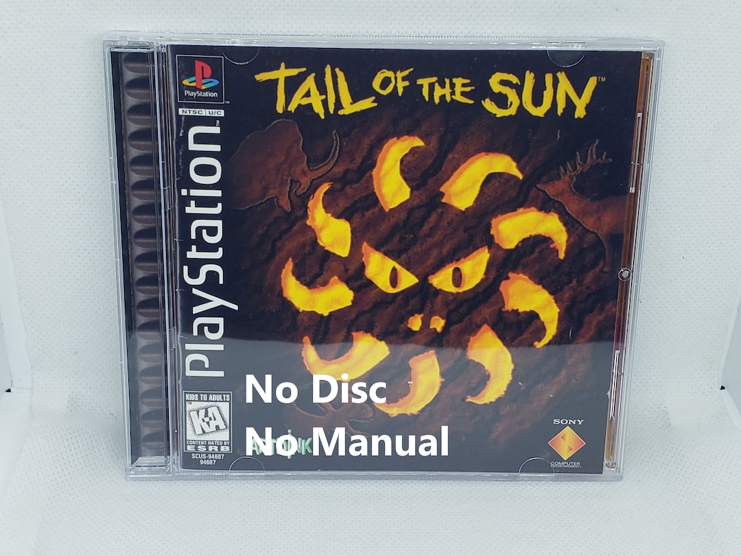 Tail of the Sun Reproduction Case No Disc No Manual PS1 Sony ...