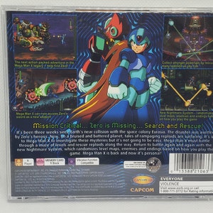 Mega Man X6 Reproduction Case No Disc No Manual PS1 Sony Playstation 1 ...