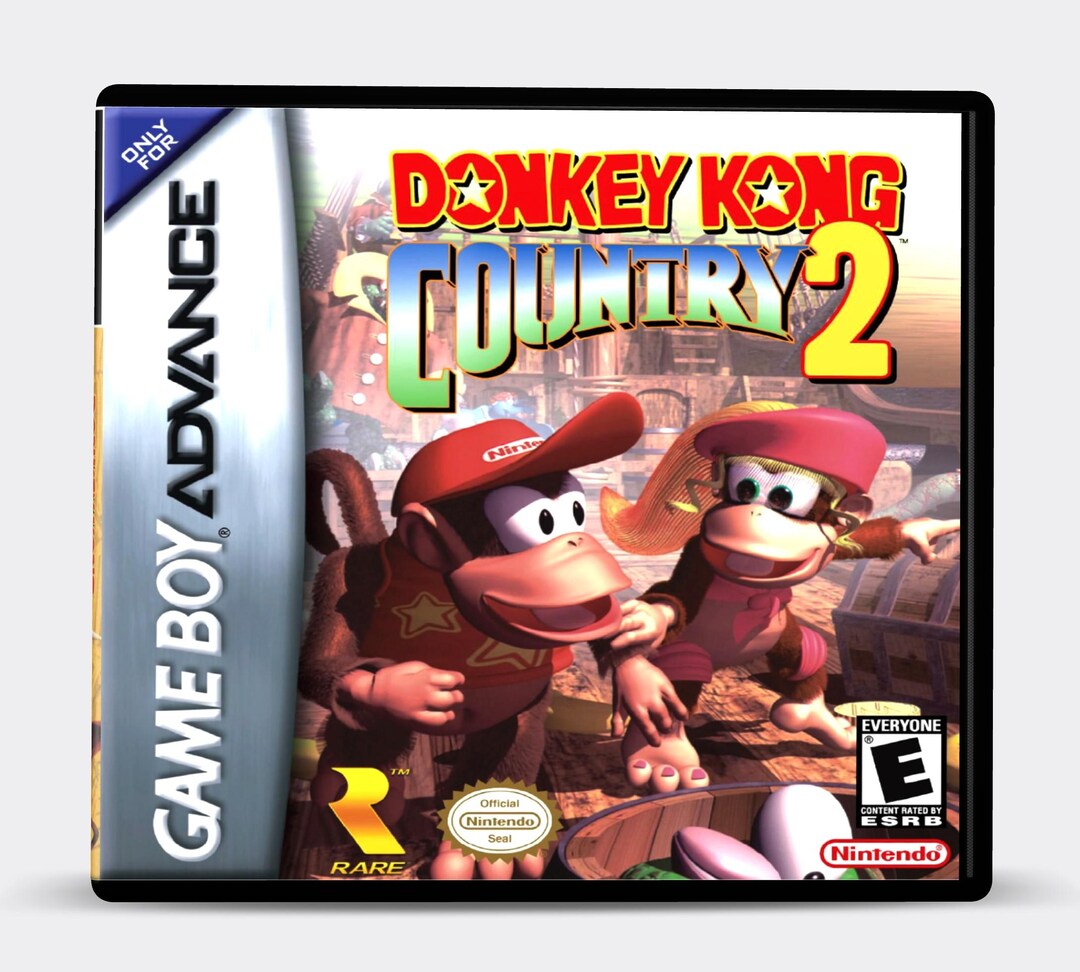 Custom Case - Donkey Kong Country 2 - No Game - No Manual - Gameboy ...
