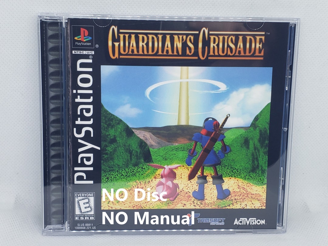 Guardian's Crusade Reproduction Case - No Disc - No Manual - PS1 - Sony Playstation 1 - Custom ...