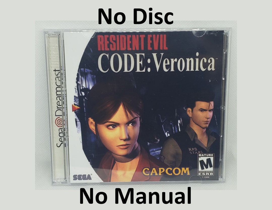 Resident Evil Code Veronica Reproduction Case - No Disc - No Manual ...