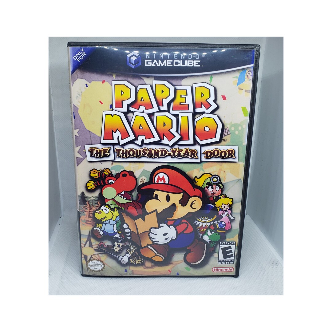 Custom Case - Paper Mario - No Disc - No Manual - Gamecube - Etsy