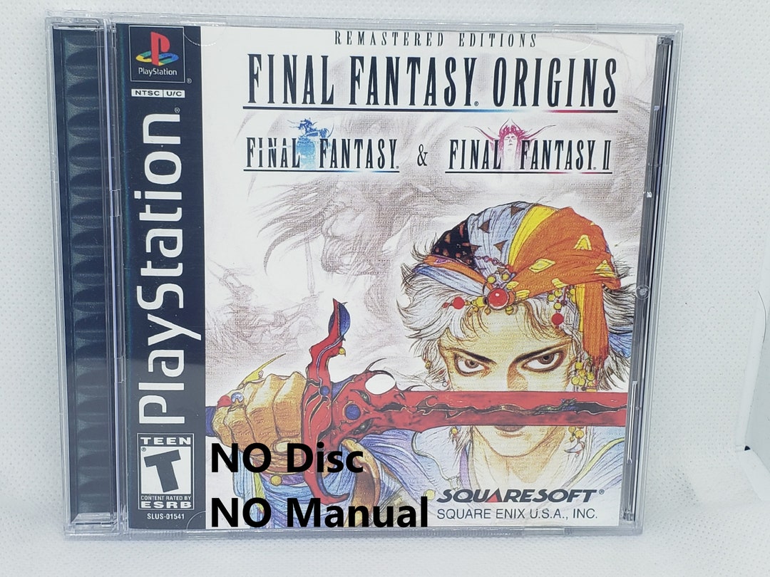 Final Fantasy Origins Reproduction Case - No Disc - No Manual - PS1 ...