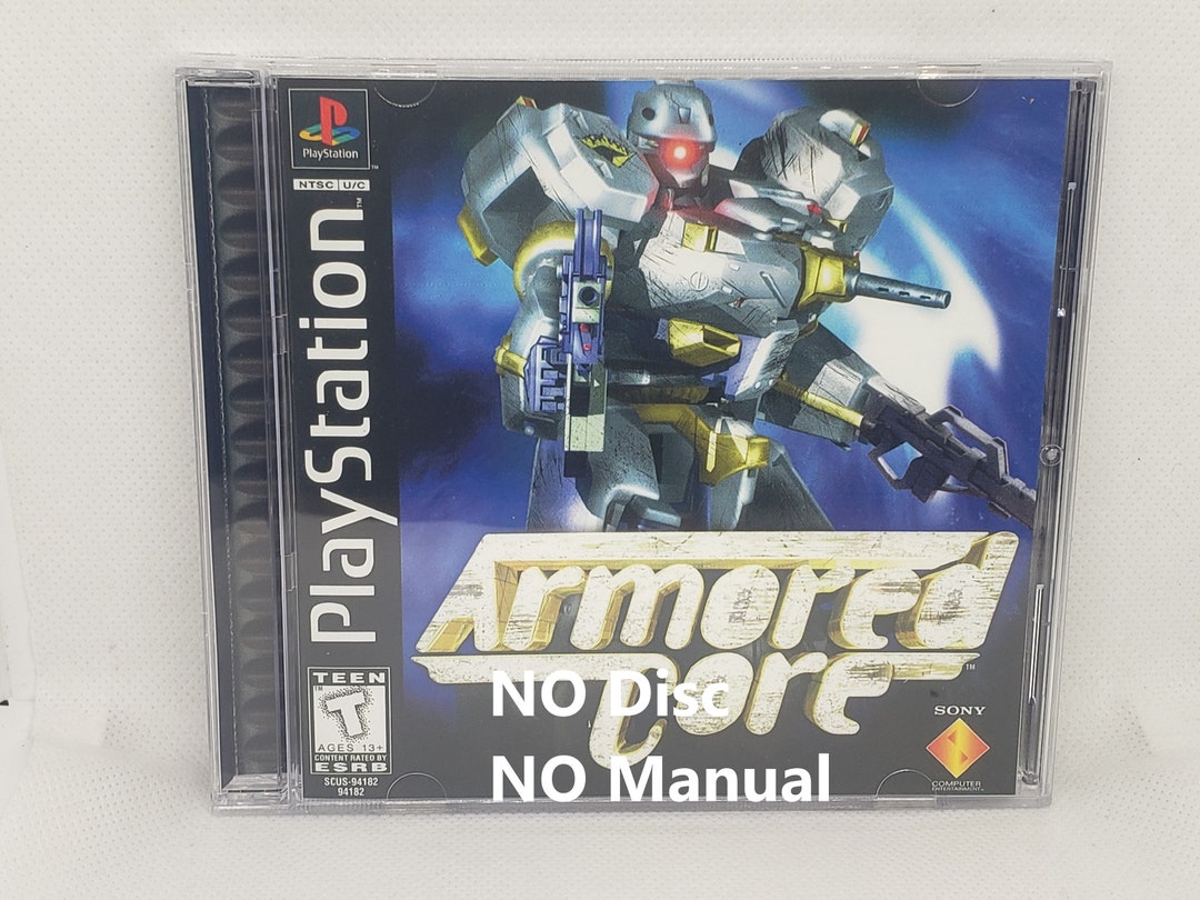Armored Core Reproduction Case - No Disc - No Manual - PS1 - Sony ...