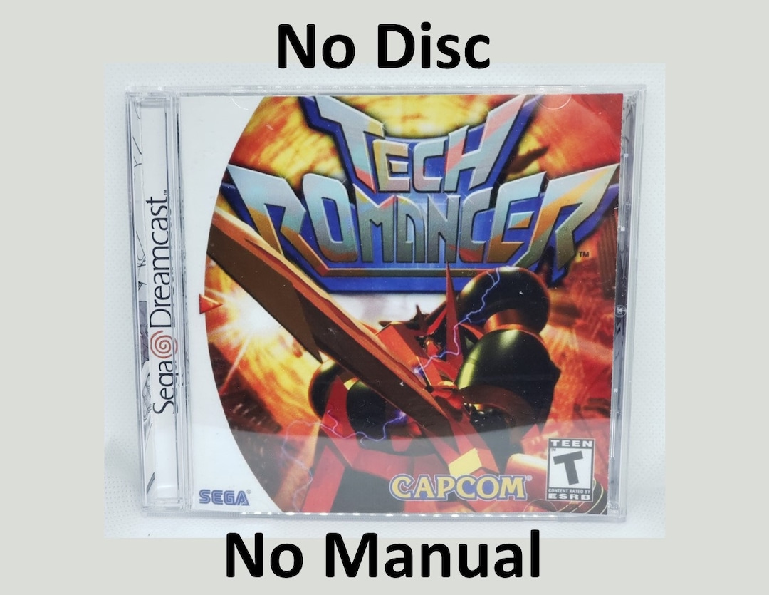 Tech Romancer Reproduction Case No Disc No Manual Sega Dreamcast - Etsy