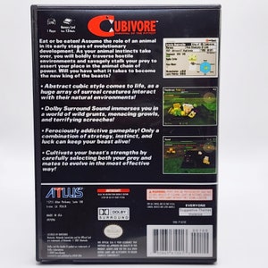 Custom Case - Cubivore - No Disc - No Manual - Gamecube - Custom ...