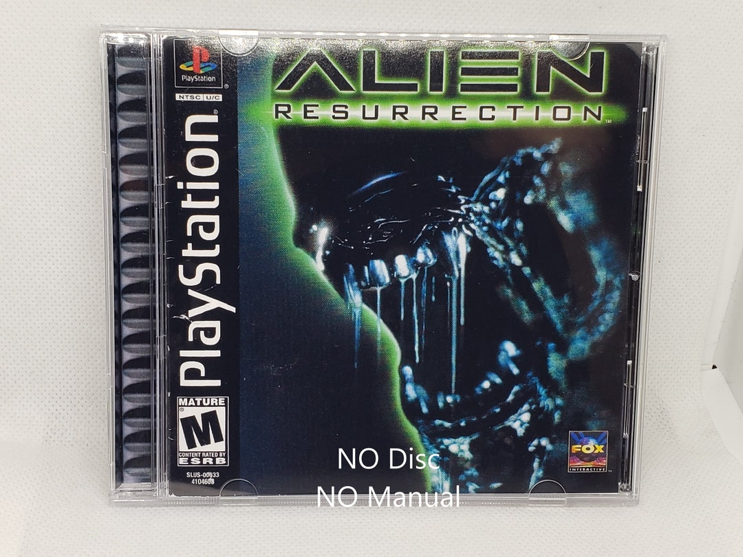 Alien Resurrection Reproduction Case - No Disc - No Manual - PS1 - Sony ...