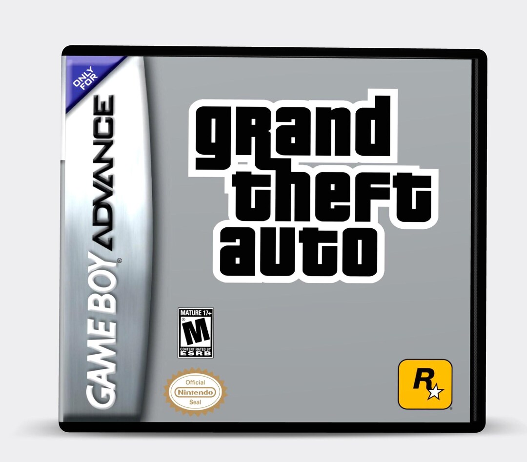 Custom Case - Grand Theft Auto - No Game - No Manual - Gameboy Advance ...