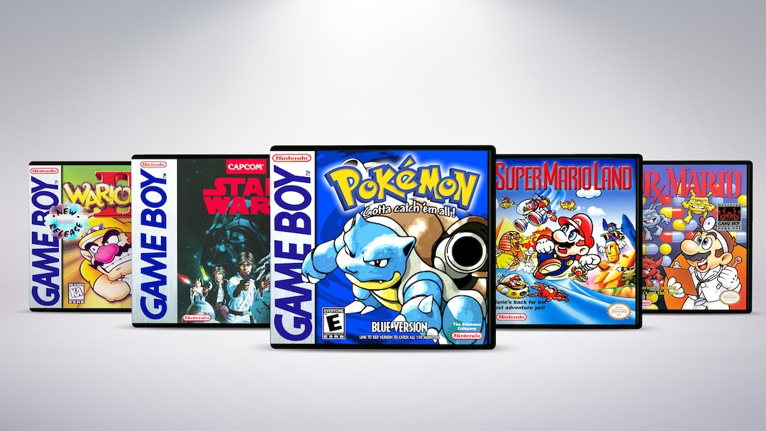 Custom GB Game Case - Choose Case - No Game - No Manual - Gameboy - GB ...