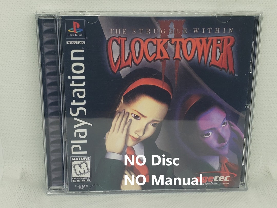 Clock Tower II Reproduction Case - No Disc - No Manual - PS1 - Sony ...