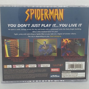 Spider-man Reproduction Case - No Disc - No Manual - PS1 - Sony ...