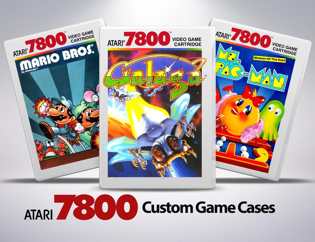 Custom Game Case - Atari 7800 - No Game - No Manual - Custom Game Case ...