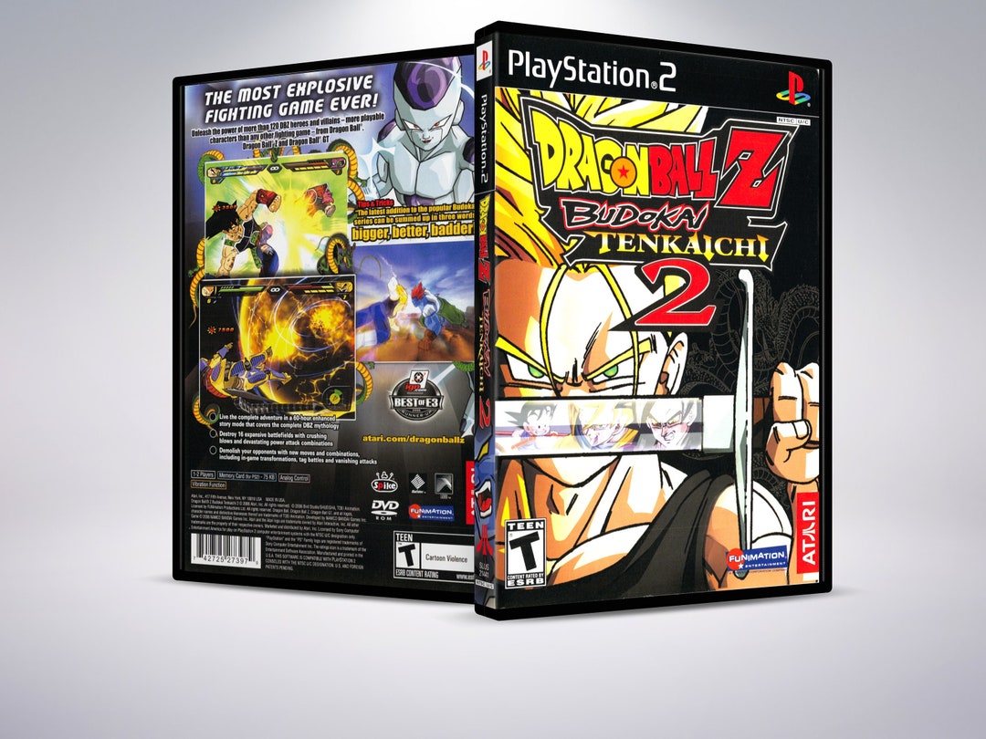 Custom PS2 Case Dragonball Z Budokai Tenkaichi 2 No Disc No Manual ...