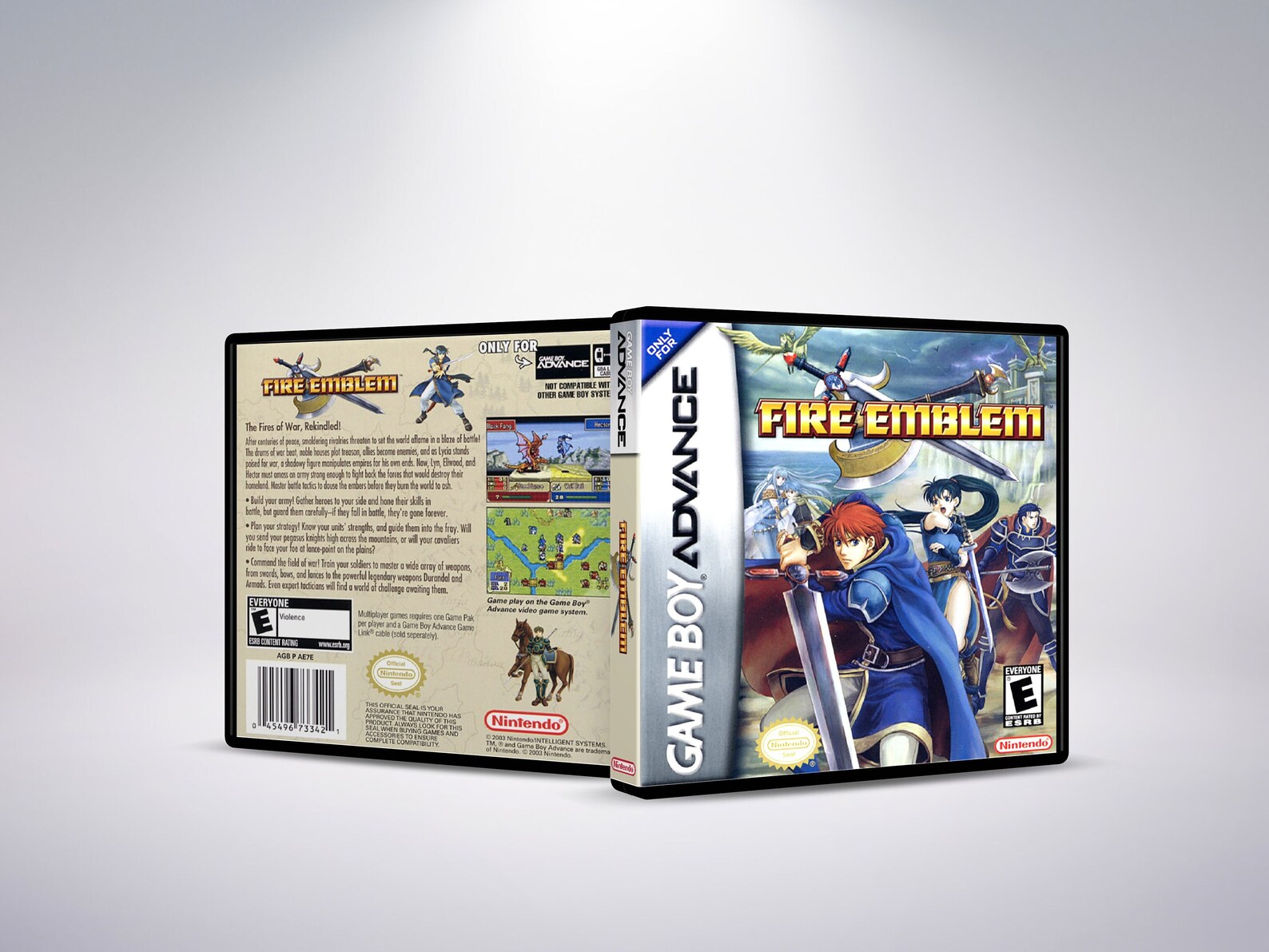 Custom Case - Fire Emblem - No Game - No Manual - Gameboy Advance Game ...