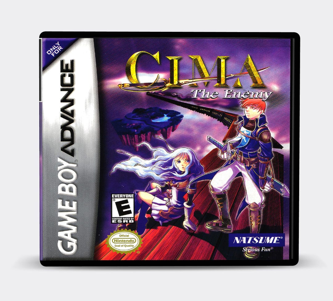 Custom Case - Cima the Enemy - No Game - No Manual - Gameboy Advance ...