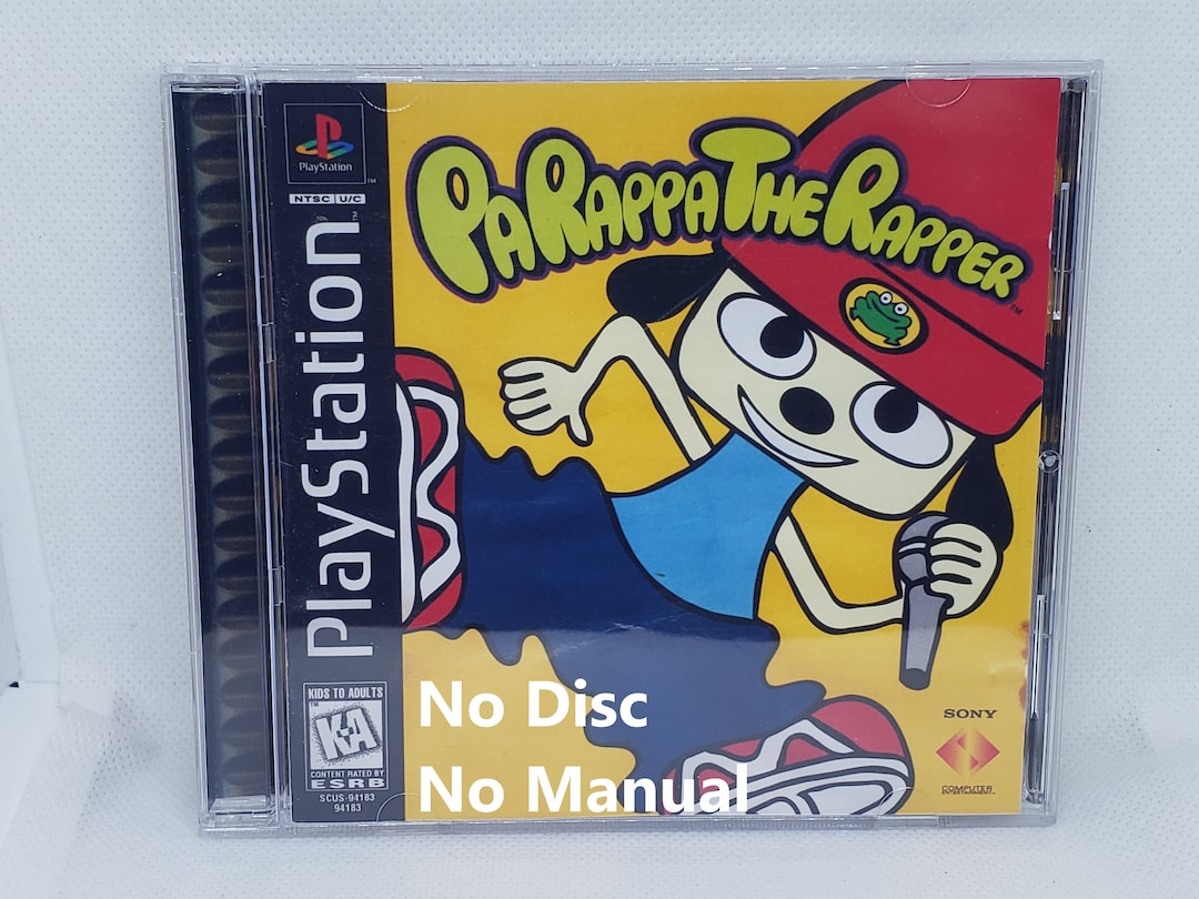 Parappa the Rapper Reproduction Case - No Disc - No Manual - PS1 - Sony ...