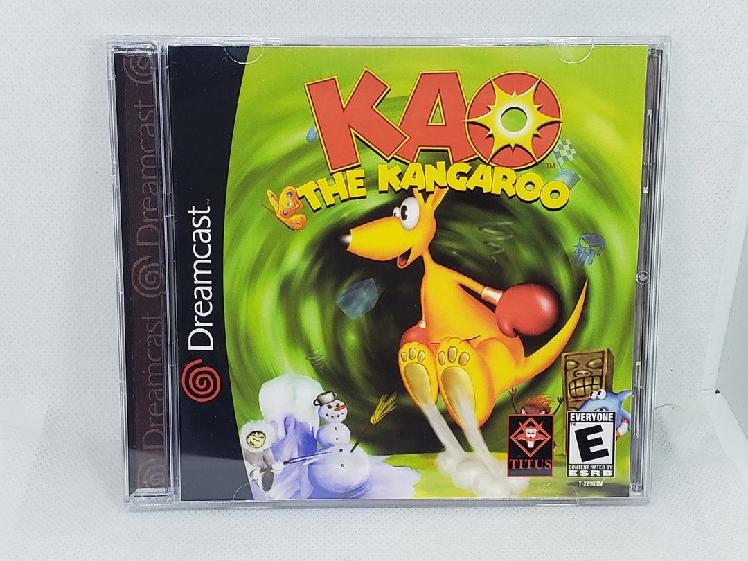 Kao the Kangaroo Reproduction Case No Disc No Manual Sega Dreamcast - Etsy