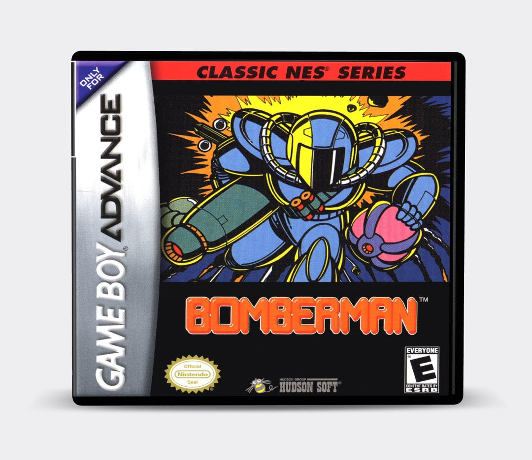 Custom Case - Classic NES Series Bomberman - No Game - No Manual ...
