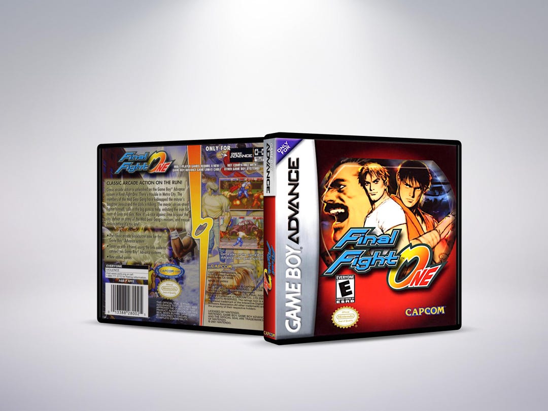 Custom Case - Final Fight One - No Game - No Manual - Gameboy Advance ...