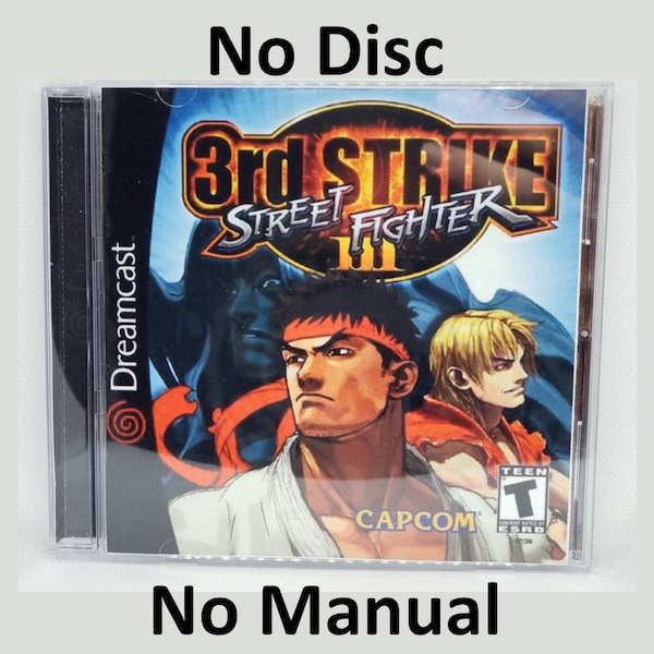 Street Fighter 3rd Strike Reproduction Dreamcast - Etsy