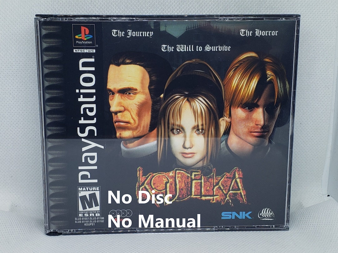 Koudelka Reproduction Case - No Disc - No Manual - PS1 - Sony ...