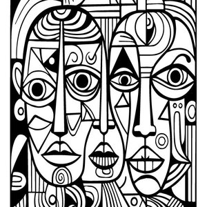 50 Printable Coloring Pages Picasso Coloring Pages Picasso Color Sheets ...