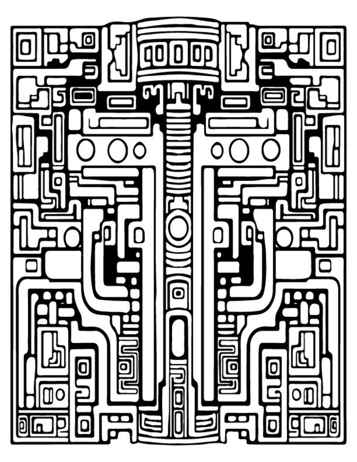 Modular Design Coloring Pages | 50 Printable Coloring Pages | Modulart ...