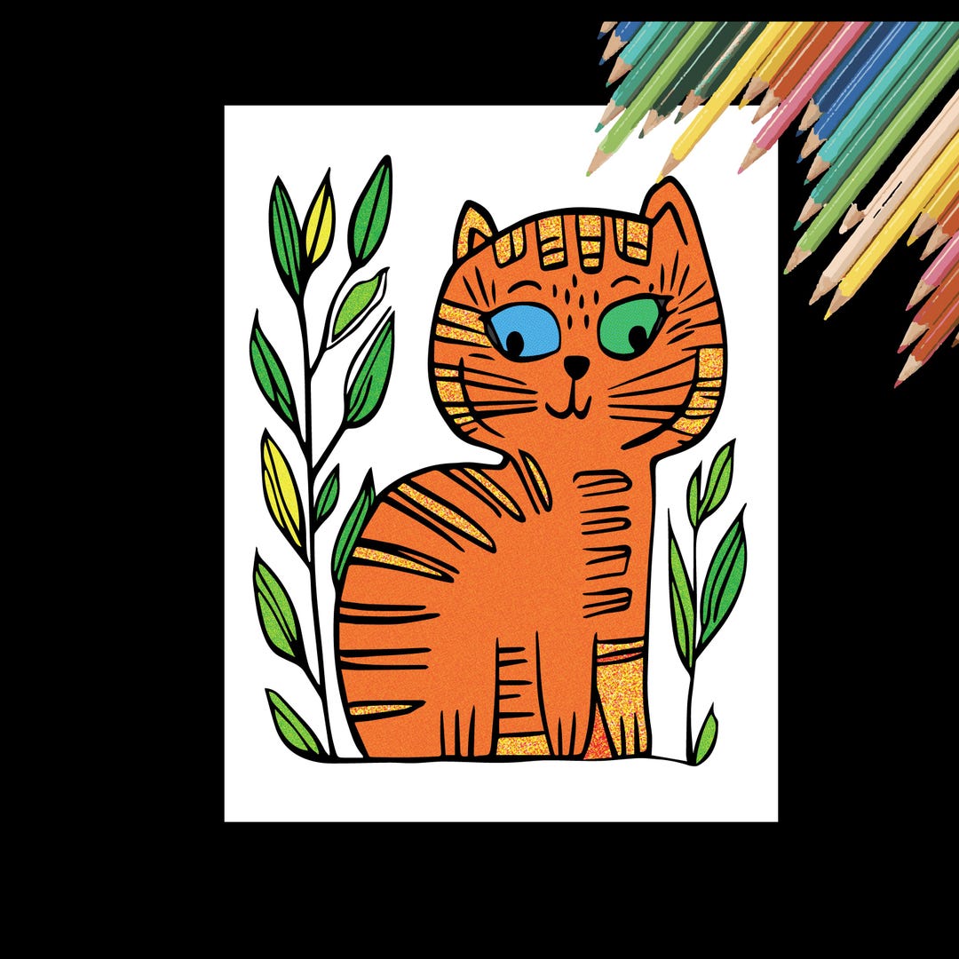 Animal & Nature Coloring | Designed for Kids of All Ages | 50 Printable ...