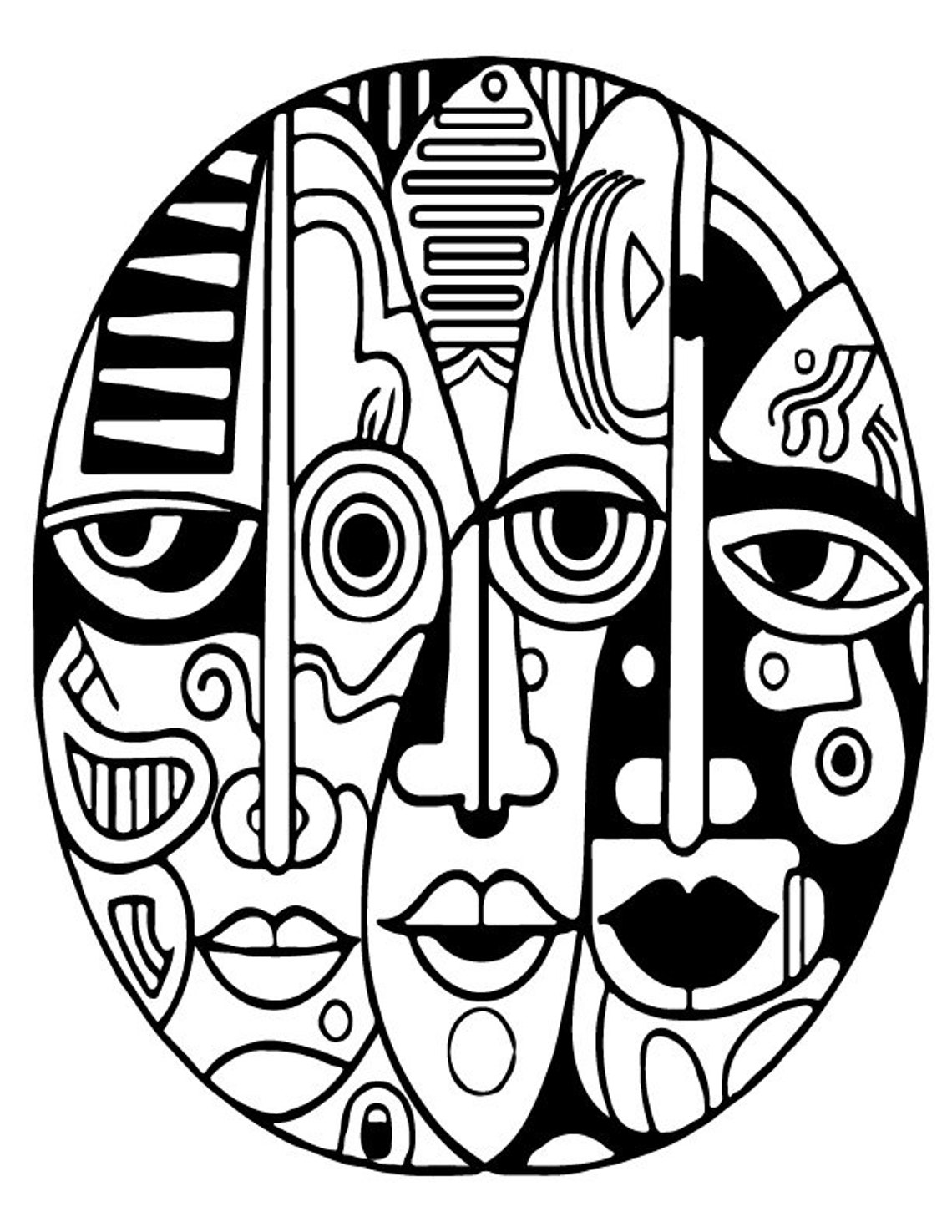 50 Printable Coloring Pages Picasso Coloring Pages Picasso Color Sheets ...