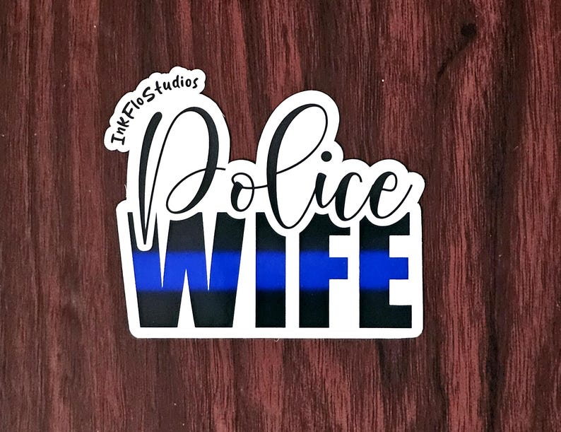 First Responder Wife Thin Line Sticker | Police, Firefighter, Military ...